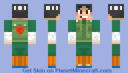 rock lee Minecraft Skin