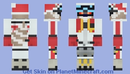 Rocket Wild Winter - Marvel Rivals Minecraft Skin