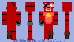 Rockstar Foxy Minecraft Skin