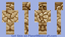 the rocky man Minecraft Skin