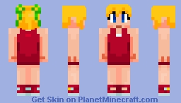 Roll - Mega Man Minecraft Skin