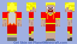 Red Elf Minecraft Skin