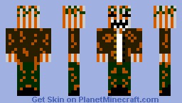 Rotten Pumpkin Minecraft Skin