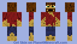 Stranded Beard Guy Minecraft Skin