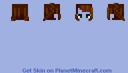 Medieval Kingdoms - Braided Farmers Hair - Brown Minecraft Skin