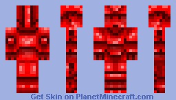 Rock 'Em Sock 'Em Robots (Red) Minecraft Skin