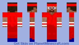Running Steve Minecraft Skin