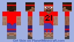 Running Red Steve Minecraft Skin