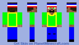 running man Minecraft Skin