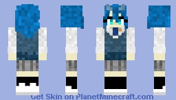 Ruri Aoki V4 Minecraft Skin