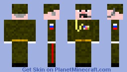 Russian General Minecraft Skin