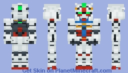 RX-78GP01-Fb Gundam "Zephyranthes" Full Burnern Minecraft Skin
