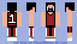 Bulls player Minecraft Skin