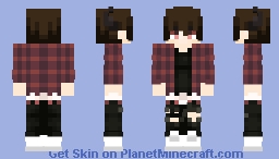 Ryouko076 - Red Flannel Minecraft Skin