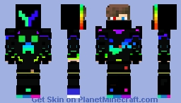 Colourful Ken Minecraft Skin