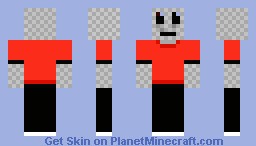Red Sack Man Minecraft Skin