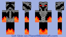 Fire man v2 Minecraft Skin