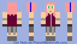 Sakura Haruno skin Minecraft Skin