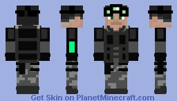 Sam Fisher (Tom Clany's Splinter Cell) Minecraft Skin