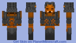 Living Samurai Armor Minecraft Skin