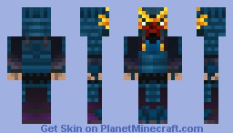 Tengu-mask Samurai Armor Minecraft Skin