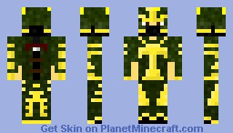 Samurai (green) Minecraft Skin