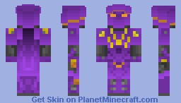 Purple Samurai Minecraft Skin