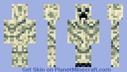 Sand Creeper - A part of Sune_Z's Creepers Minecraft Skin