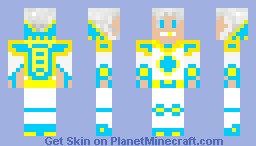 Wizard Light Blue Minecraft Skin