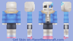 Sans (from Undertale) Minecraft Skin