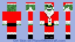 creeper Santa disguise Minecraft Skin