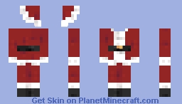 Santa Outfit Minecraft Skin