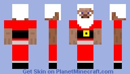 Santa Steve Minecraft Skin