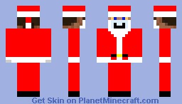 Steve as Santa Claus Minecraft Skin