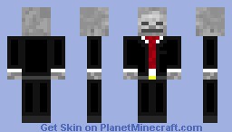 Hit man skelly Minecraft Skin