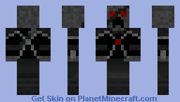 Dark Scared Creeper Minecraft Skin