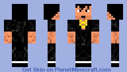 Scarface Black Suit Minecraft Skin