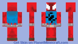 Scarlet Spider (Ben Reilly) Minecraft Skin