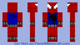 scarlet spider Minecraft Skin