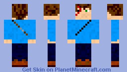 Woodsman with a scar Minecraft Skin