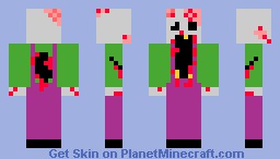 scary clown Minecraft Skin