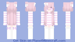 Pink Girl Minecraft Skin