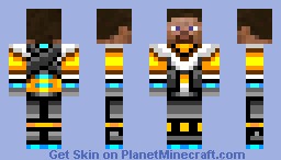 Sci-fi Steve Minecraft Skin