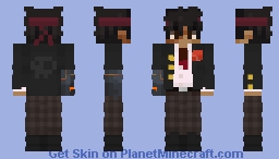 Engine Armed Student (Scorch) Minecraft Skin