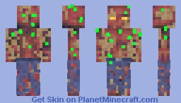 Scorched Fallout 76 Minecraft Skin