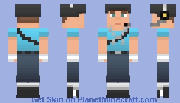 BLU Soldier Minecraft Skin