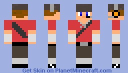 Red Scout Minecraft Skin
