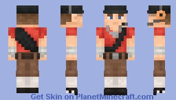 Scout TF2 Minecraft Skin