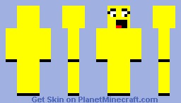 Screaming Person Minecraft Skin