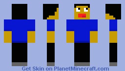 screaming kid Minecraft Skin